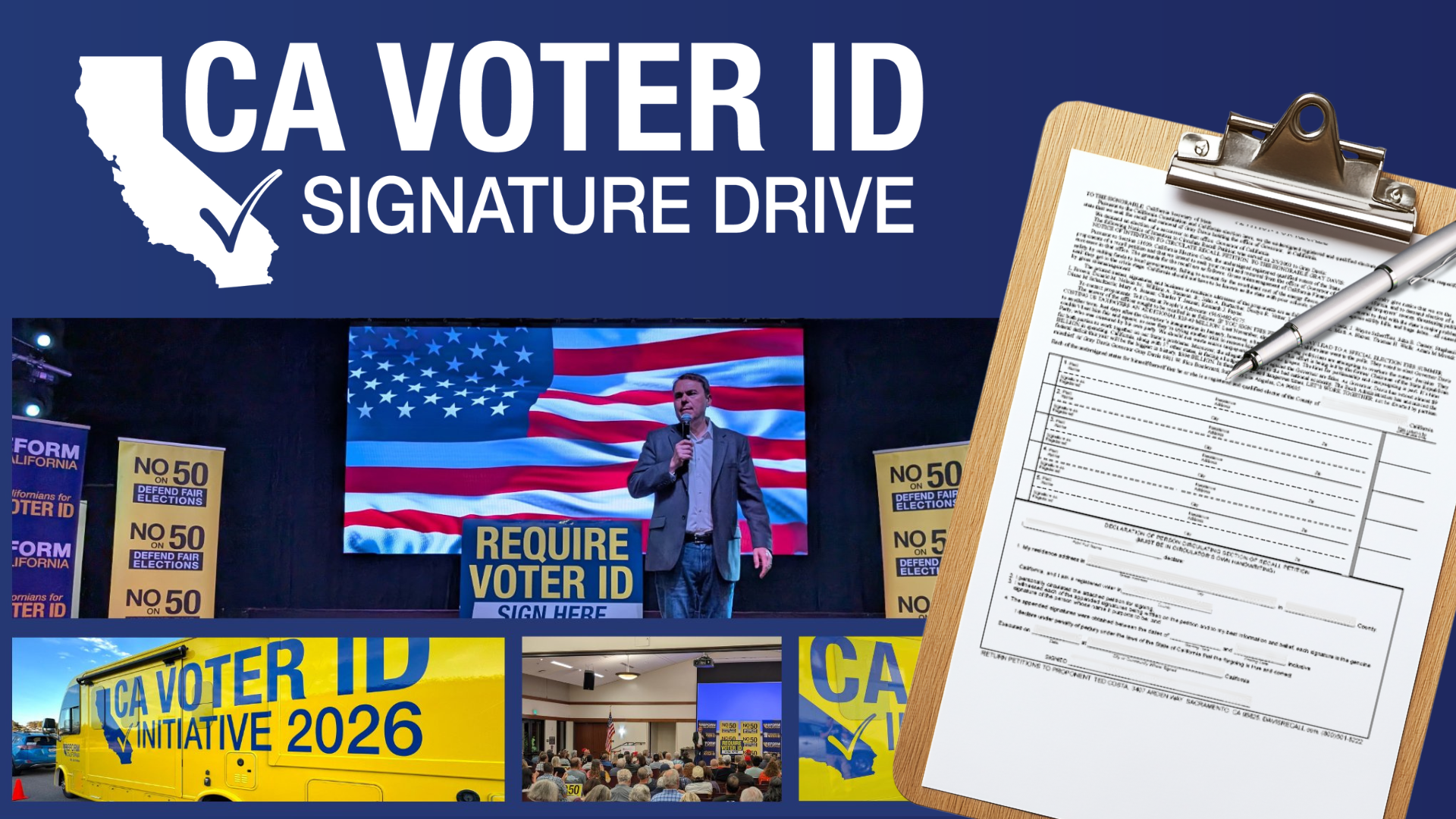 DeMaio Launches Statewide Canvass Drive for CA Voter ID and No on Prop 50
